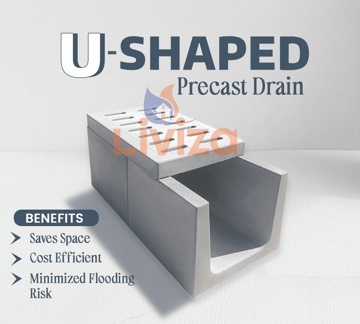 Best Precast Concrete Drain Supplier in Bangladesh | LIVIZA